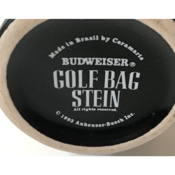 Caramarte | Kitchen | Budweiser Golf Bag Stein Vinatage 993 Ceramic ...